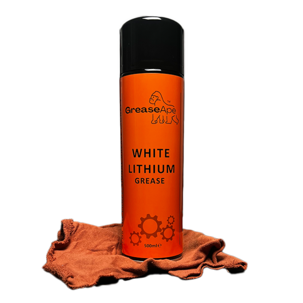 White Lithium Grease Spray Lubricant 500ml – GreaseApe