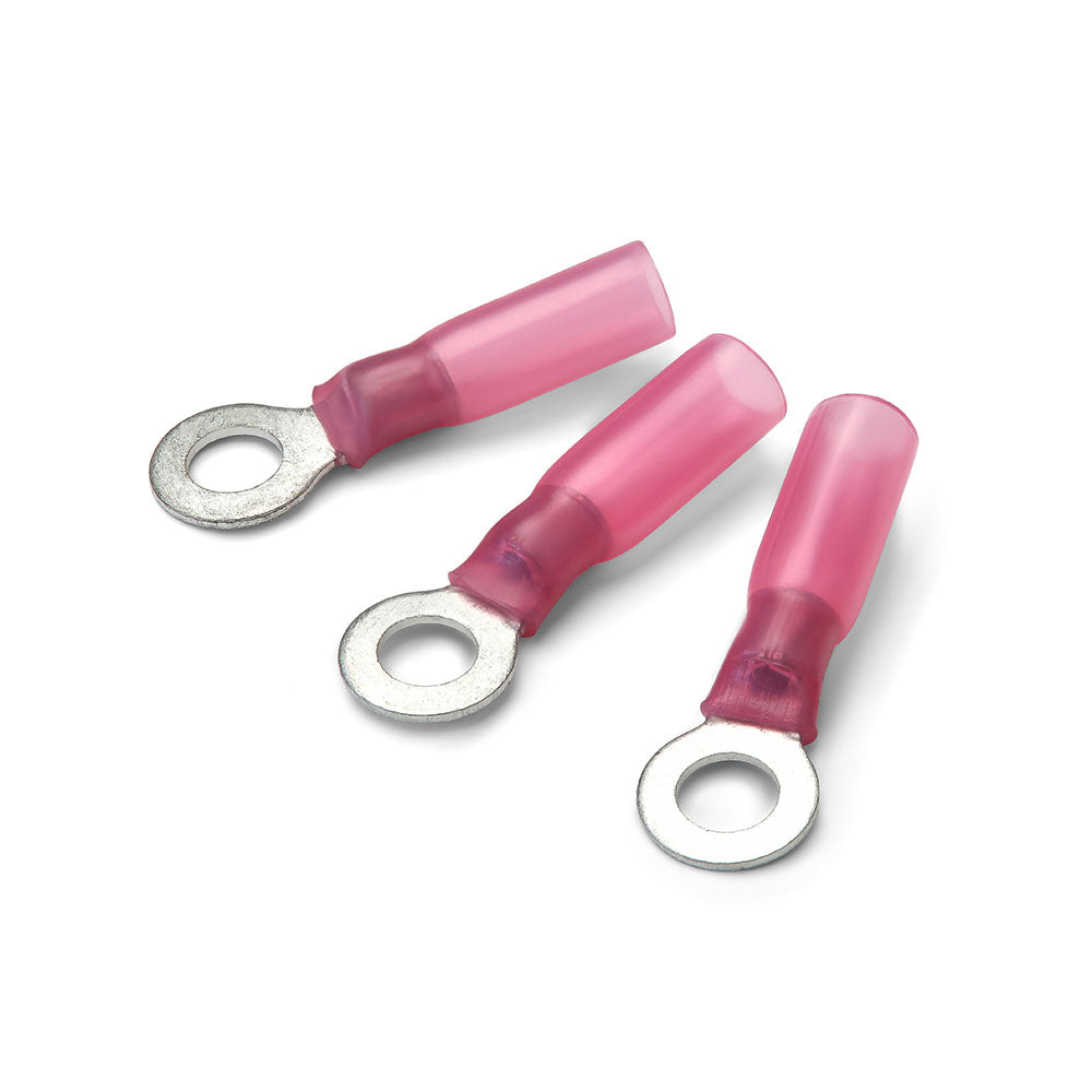 5mm Red Heatshrink Ring Terminal - Pack of 100 – GreaseApe