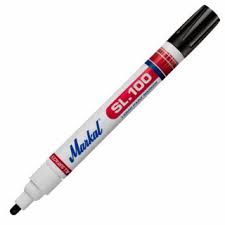 Markal SL.100 Paint Marker Pen Black – GreaseApe